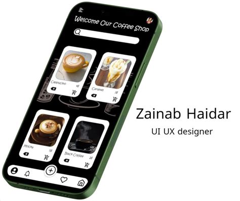 Zainab Haidar On Linkedin Uiux Ui Ux Ui Ux Xd Adobe Coffee Mockup