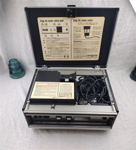 Vintage Slide Projector Argus Electromatic 570 Ebay