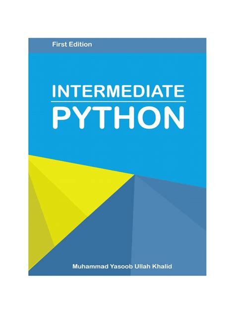 Intermediate Python Pdf Computer Programming Software Engineering