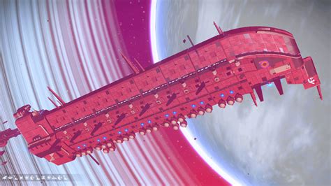 S•class Sentinel Dreadnought Red Light Gray Elevated Cargo Pods