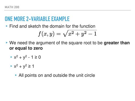 Ppt Functions Of Several Variables In Mathematics Powerpoint