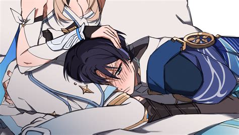 Lumine Scaramouche And Wanderer Genshin Impact Drawn By Majunjuu Danbooru