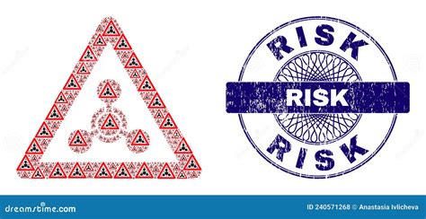 Chemische Warnzeichen Fraktale Collagen Chemischer Warnzeichen Und