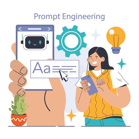 Prompt Engineers Writing A Command To A Artificial Neuron Network Stock