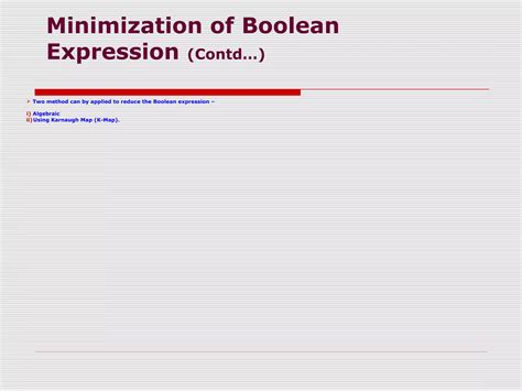 13 Boolean Algebra Ppt Programming Languages Computing