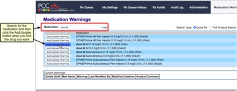 Customize Pcc Erx Alerts And Warnings Pcc Learn