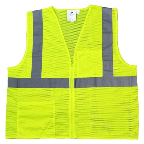 High Visibility Class 2 Custom Zipper Safety Vest Boyang Safety