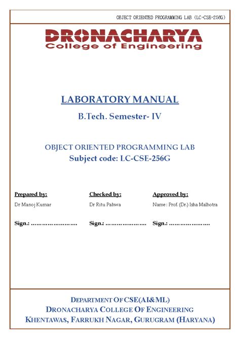 Object Oriented Programming With Java 2807203 Object Oriented