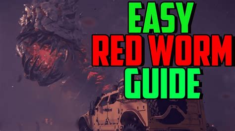 Mw3 Zombies Easy Red Worm Boss Guide Unlock Legendary Schematics Youtube