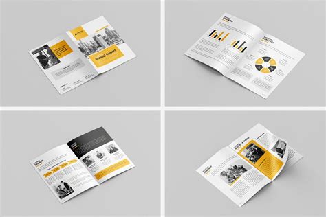Business Annual Report Template Or Corporate Brochure Layout Design And Company Profile