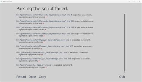 Mpt Script Parsing Error Rddlcmods