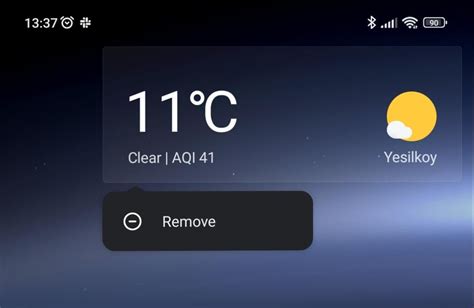 Just Updated To Miui 14 On My Poco F3 But Cant Extend This Widget To