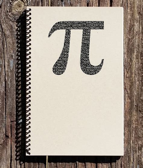 Pi Journal Pi Notebook Math Notebook Etsy