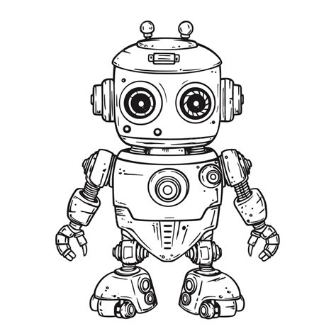 How To Draw Robot Head