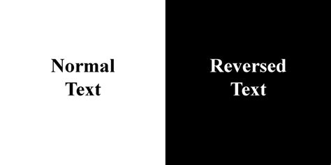 What Is Reversed Type