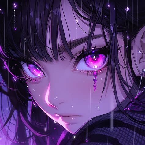 Anime Girl Purple Eyes Wallpapers Wallpaper Cave