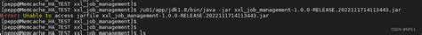 Error Unable To Access Jarfile Xxxjar Csdn博客