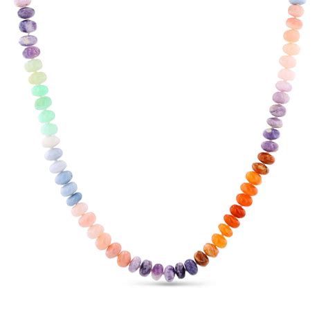 Rainbow Opal Candy Necklace 18 Sheryl Lowe