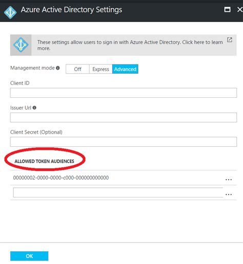 Oauth 20 Azure Active Directory Allowed Token Audiences Stack
