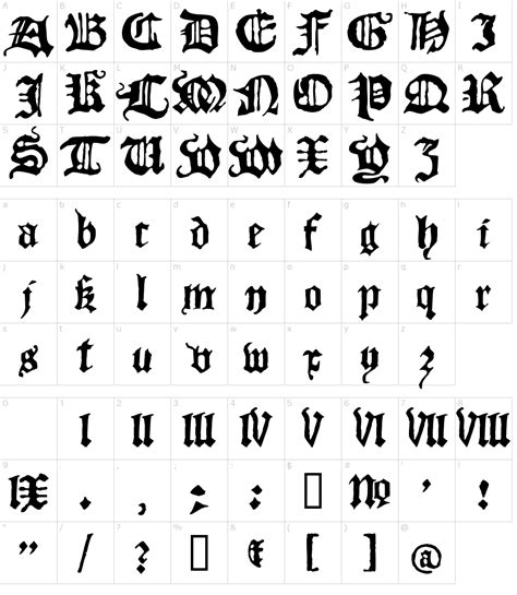 Windows Fixed Width Fonts