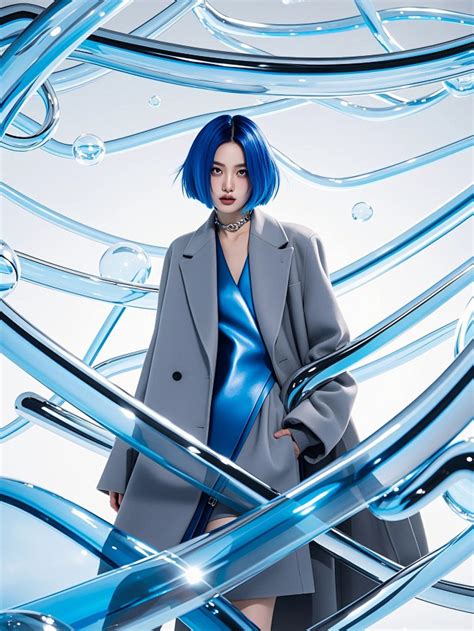 蓝色梦幻超现实主义