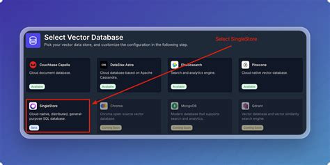 Singlestore Vector Database Integration Vectorize Docs