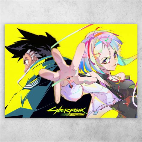 Аниме Плакат Постер Киберпанк Бегущие по Краю Cyberpunk Edgerunners №20 А3 — в Категории