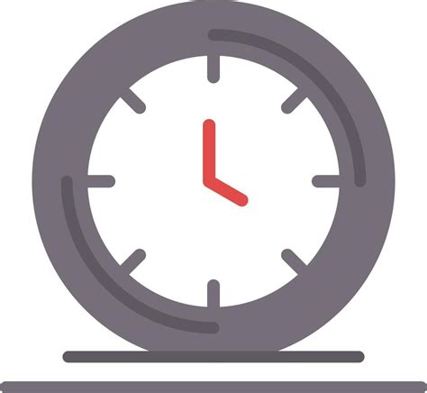 Clock Flat Icon Vector Art At Vecteezy