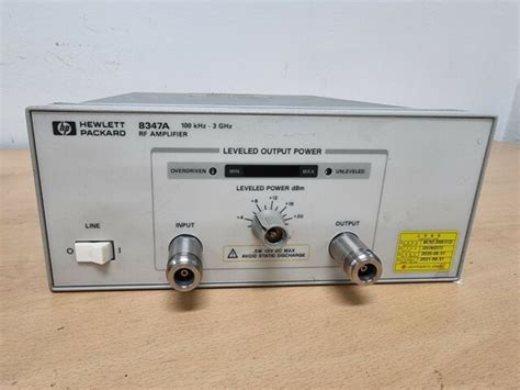 Agilent Rf Amplifier