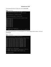 ICMP Lab Docx Wireshark Lab ICMP Command Prompt When 10 Pings Were Sent To Ust Hk Since