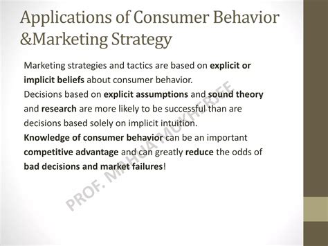 Unit INTRODUCTION TO CONSUMER BEHAVIOUR PPTX