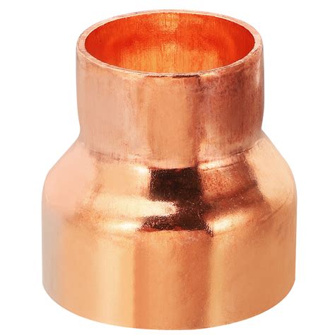 Copper Pipe Uxcell 1 12 To 1 Nominal Size Copper Reducer Reducing