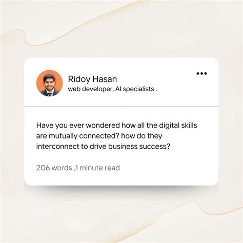 Ridoy Hasan On Linkedin Businessgrowth Digitalskills Entrepreneurship Teamwork Innovation