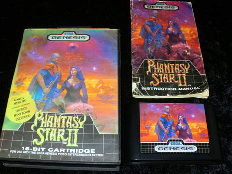 Phantasy Star Ii Sega Genesis Complete Cib