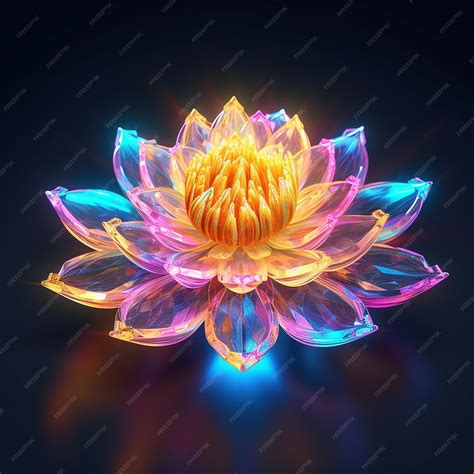 Premium Ai Image Beautiful Lotus Burning Like Fire Images Generative Ai