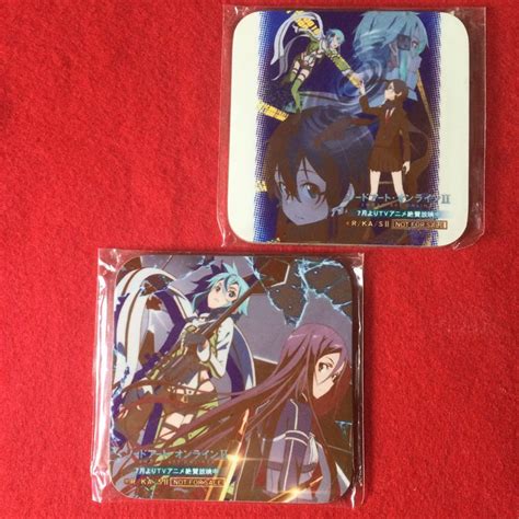 ソードアート・オンラインⅡ コラボレーションスイーツ ハードボードコースター