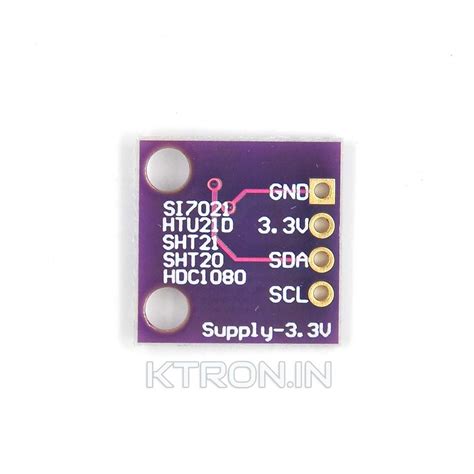 ktron si7021 temperature and humidity sensor module 2 rh 0 to 100