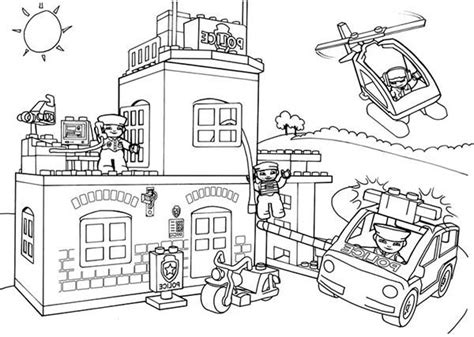 Lego Duplo Construction Job Area Coloring Pages Batch Coloring