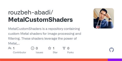Github Rouzbeh Abadimetalcustomshaders Metalcustomshaders Is A Repository Containing Custom