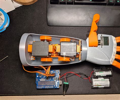 3d Printed Robotic Arm 6 Steps With Pictures Instructables