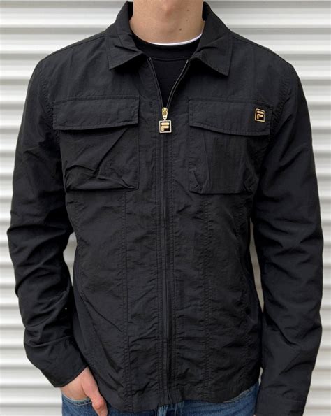Fila Gold Kasa Over Shirt Black 80s Casual Classics