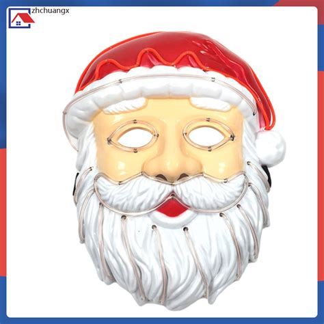 หน้ากากซานตาคลอส เรืองแสง พร็อพคอสเพลย์คริสต์มาส สําหรับเด็ก Shopee Thailand