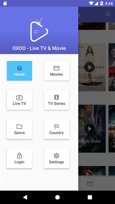 Oxoo Android Live Tv And Movie Portal App With Powerful Admin Panel