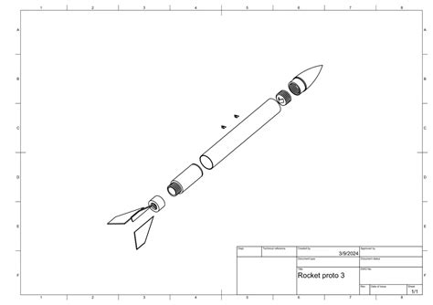 Fully Functional Model Rocket V1 By Zackgast Makerworld