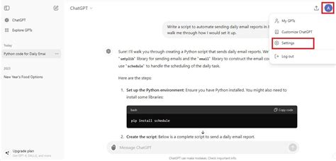 Chatgpt How To Save Your Conversations