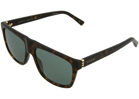 Gucci Square Sunglasses Havana Goldgreen Gg0450s 30006475 002 In