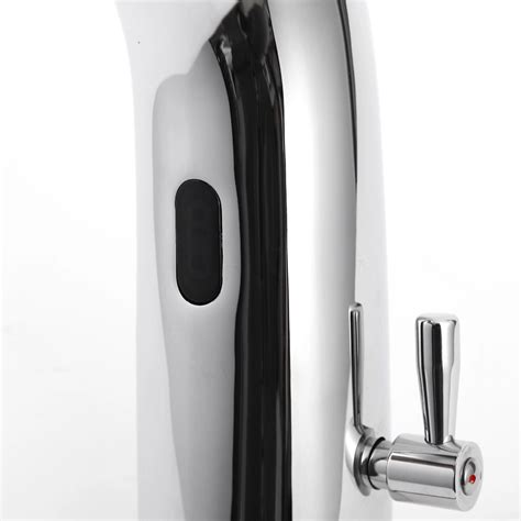 Sensor Operated Faucet Surface Mounted In Public Washroom Bathroom