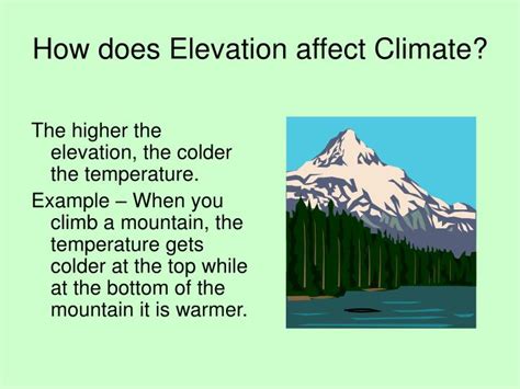 How Does Temperature And Precipitation Affect The Climate Of An Area At