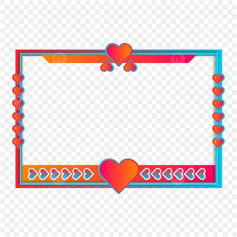 이벤트 파티를위한 발렌타인 스트림 오버레이 효과 카메라 일러스트 온라인 오프라인 현대 Png 일러스트 및 벡터 에 대한 무료 다운로드 Pngtree