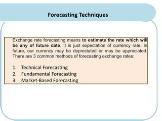 Chapter Forecasting Exchange Rates Pptx